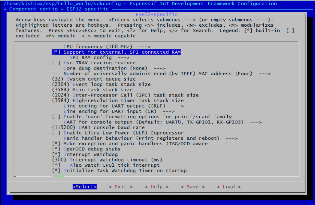 ESP32-WROVER-B のSPI-SRAMを試してみる | Kishima blog